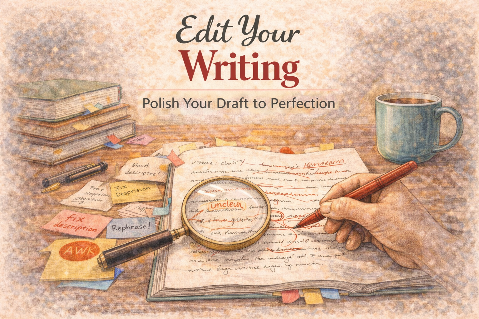 5 Powerful Ways to Edit Your Writing Without Losing Your Voice | Tracie Joy