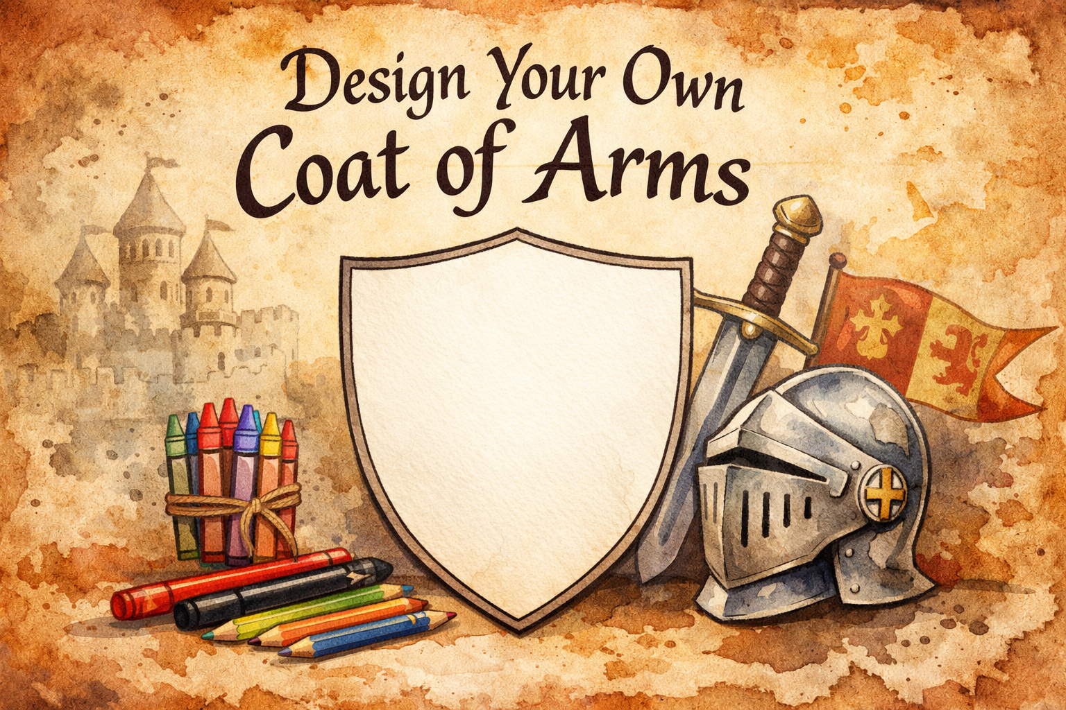 Coat of Arms Lesson Middle Ages: The Easiest Win the Day Before ...